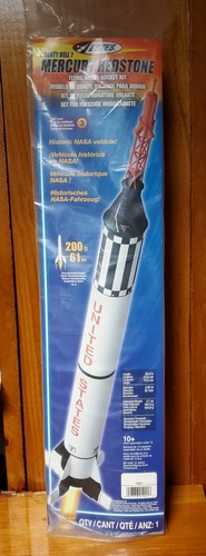Estes 1921 NASA Mercury Redstone Flying Model Rocket Kit (Advanced ...