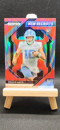 2024 Panini Prizm Draft Picks - New Recruits Drake Maye #NR-DME Red ...