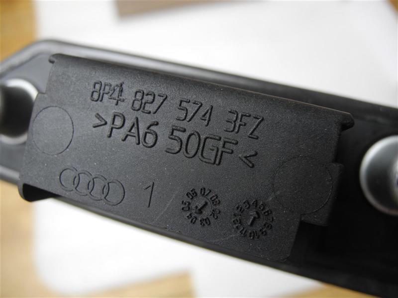 Audi A3 A4 S4 8E B6 B7 A6 S6 RS3 RS4 RS6 Q7 Barre de Prise Hayon ...