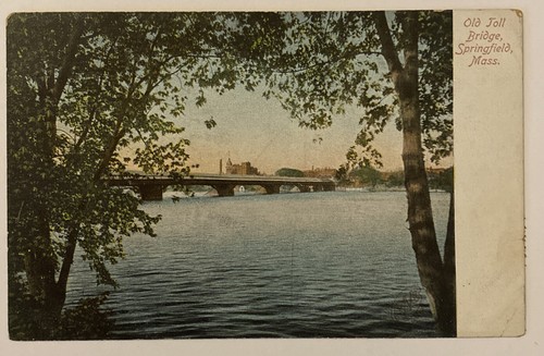 Vintage Postcard, Old Toll Bridge, Springfield MA, Undivided Back | eBay