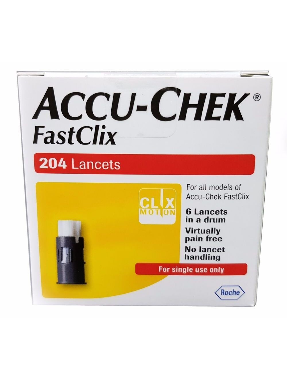 Accu-Chek FastClix Lancet - Pack of 204 for sale online | eBay