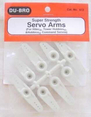 Du-Bro Super Strength LONG Servo Arms for Hitec Servos | eBay