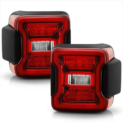 New for 18-20 21 22 JEEP WRANGLER JL REAR LED TAIL LIGHTS LEFT & RIGHT ...
