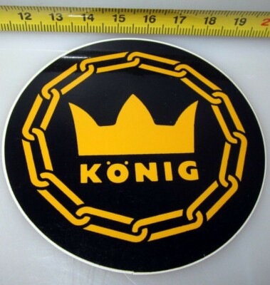 Konig Adhesive Sticker Vintage New Original | eBay