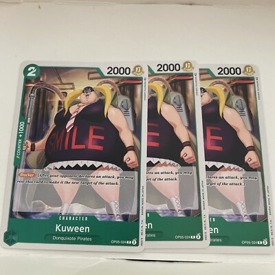 [x3] One Piece Card Game - Kuween OP05-024 NM English | eBay