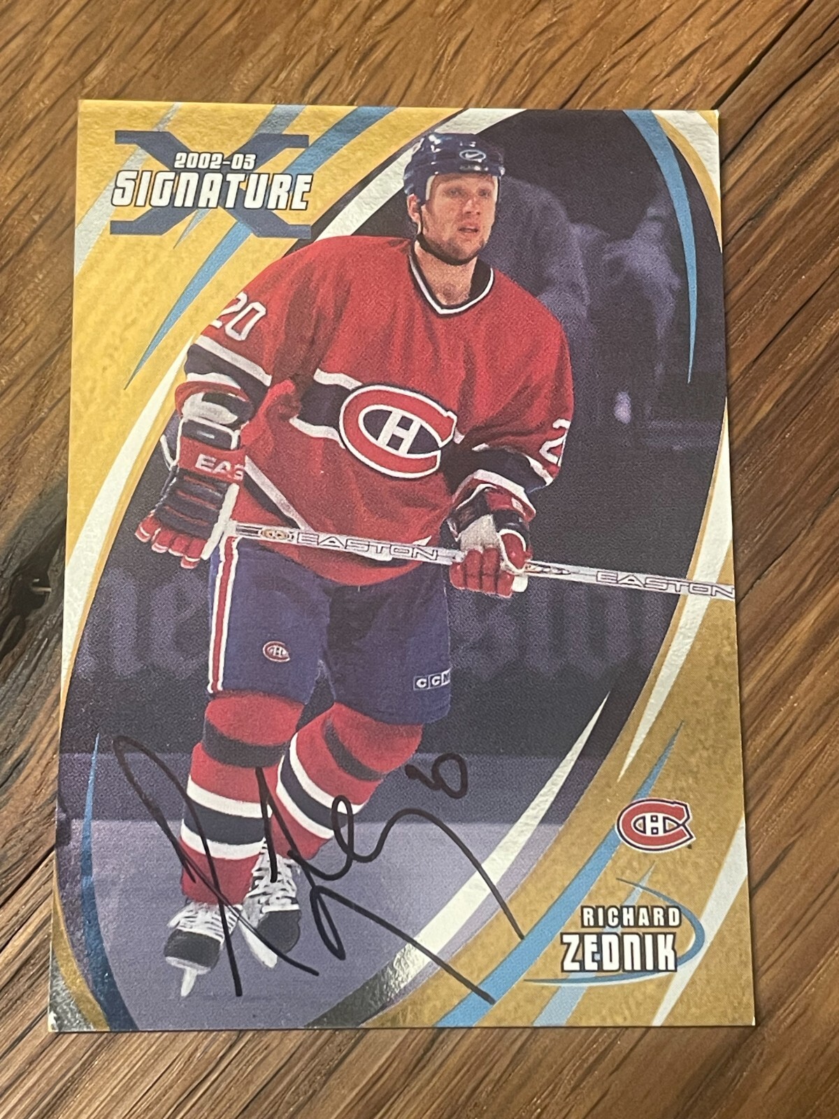 2003-04 ITG In The Game Signature Series Richard Zednik 25 Autograph ...