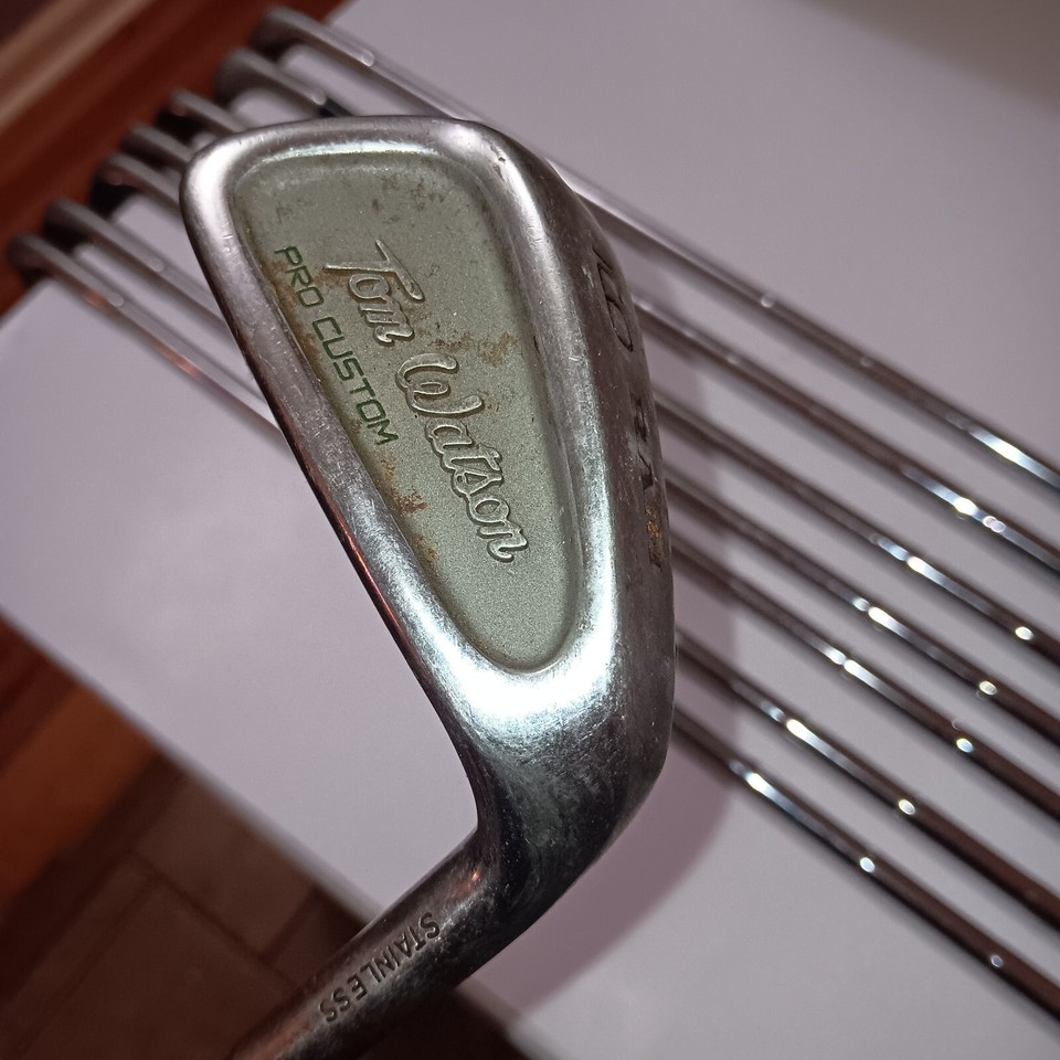 Ram Tom Watson Pro Custom Iron Set 3-9 + PW+S Hogan +Steel Shafts ...