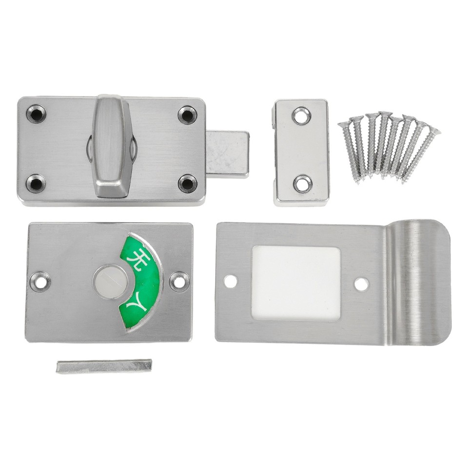 New Indicator Door Lock Wide Application 1 Set Aluminum Alloy ...