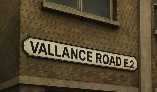 The Krays Genuine Vintage Vallance Road Sign. London History Gangster ...