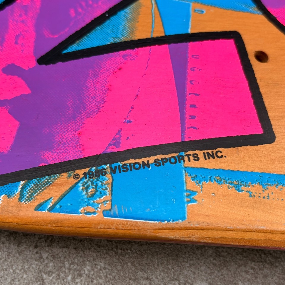 Vintage OG 1986 Vision Don Brown Skateboard Deck, Freestyle | eBay