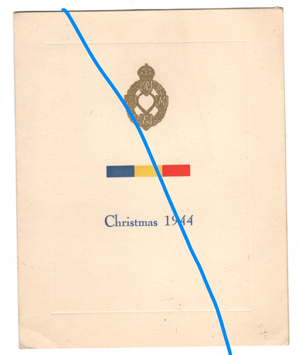 WW2 Military Art Xmas Greetings Card REME Royal Electrical Mechanical ...