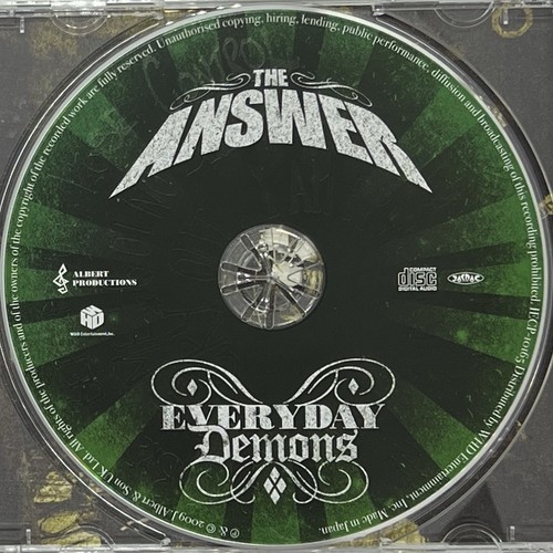 Everyday Demons by The Answer (CD, 2009) bonus track, hard rock | eBay