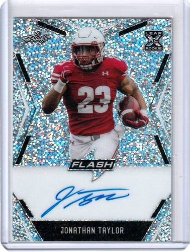 2020 LEAF FLASH JONATHAN TAYLOR AUTOGRAPH BA-JT1 ROOKIE RC COLTS | eBay