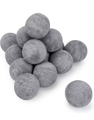 Stanbroil Ceramic Fire Balls-3"Round Fire Stones for Fire Pit Fire Bowl ...