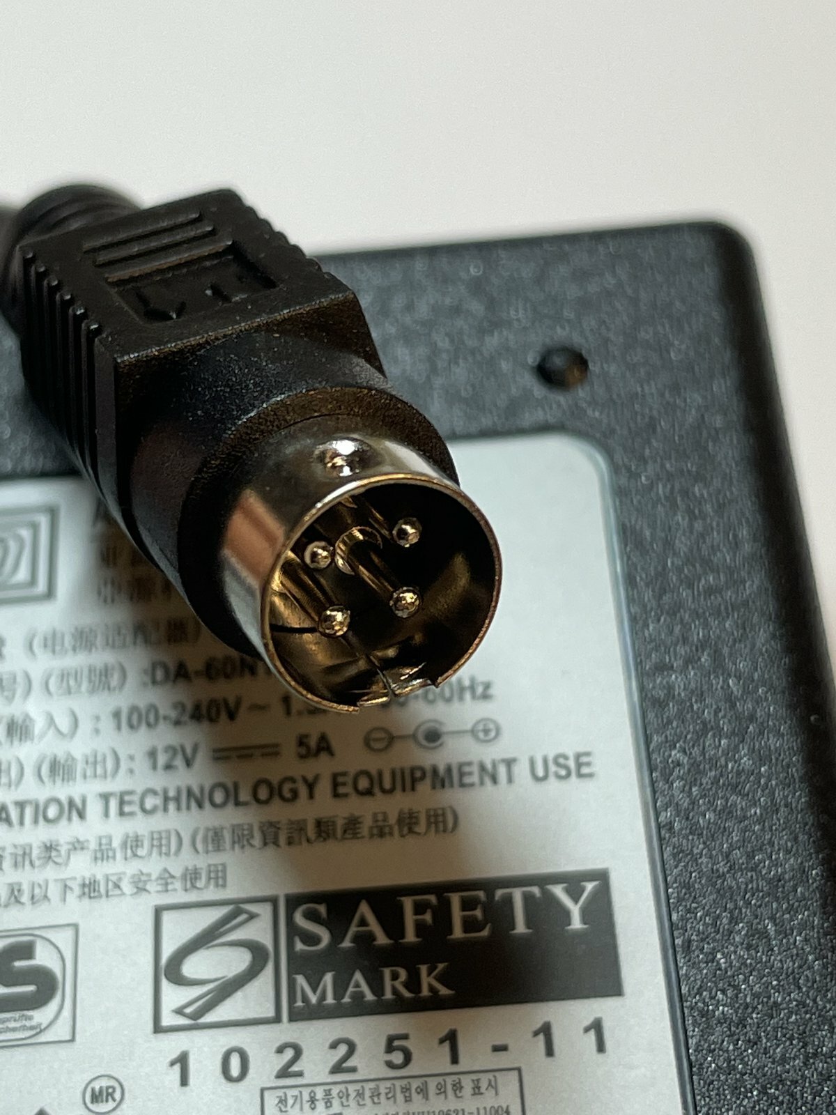 Replacement 12.0V 5.0A 4 Pin AC Adapter Power Supply for KPL-060F Alien ...