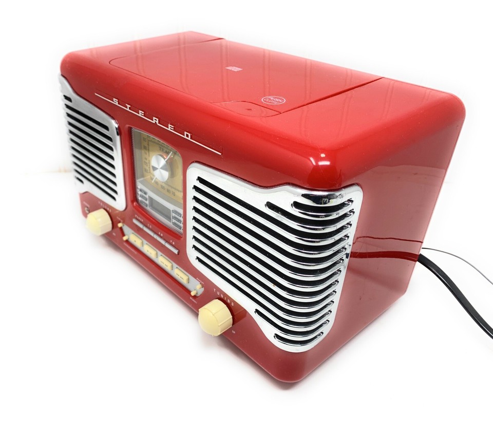 Rare TEAC Retro SL-D80 AM/FM Stereo Radio In Red | eBay
