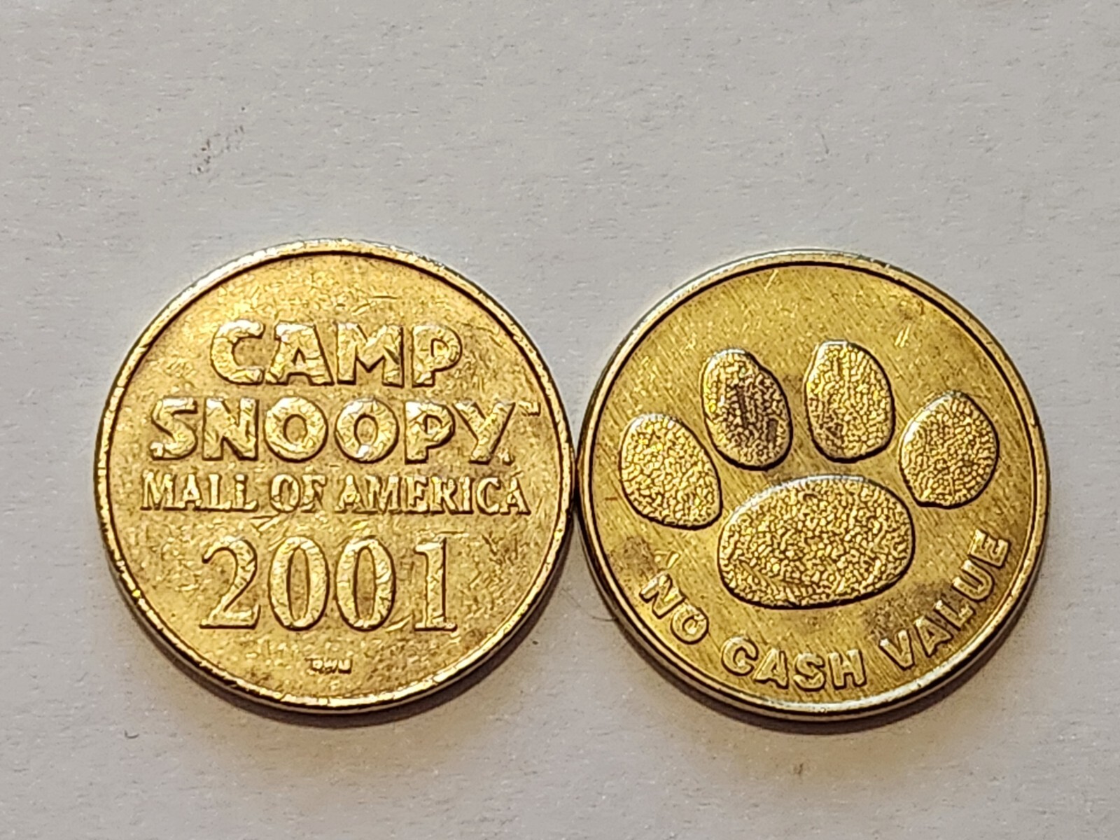 Camp Snoopy Token - Mall Of America 2001 | eBay