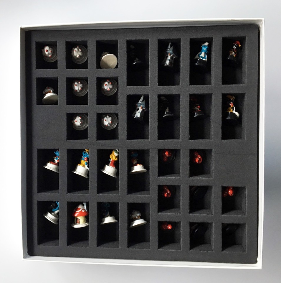 PIXI 20104 original Schlumpf SCHACHSPIEL Figurine komplett box ...