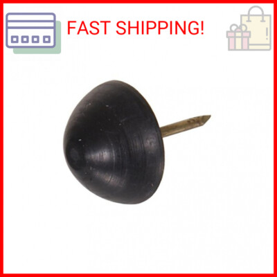 57182 5/8-Inch Rubber Tack Bumper, Black, 10-Pack | eBay