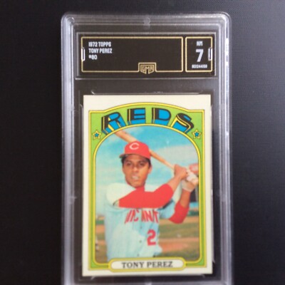 1972 TOPPS TONY PEREZ CINCINNATI REDS CARD #80 - GRADED (7) NEAR MINT ...