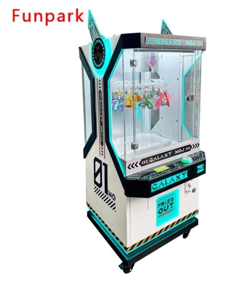 Galaxy Rotating Spinning 20 Clip Prize Skill Redemption Vending Machine ...