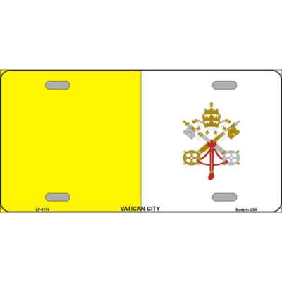 Vatican City Flag Metal Novelty License Plate Tag LP-4174 | eBay