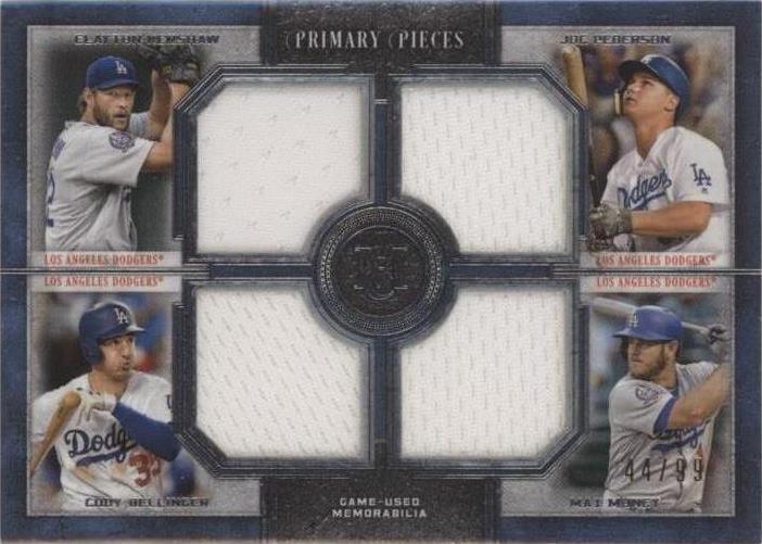 2019 Topps Museum Collection - Primary Pieces Four Player Quad Relics ...