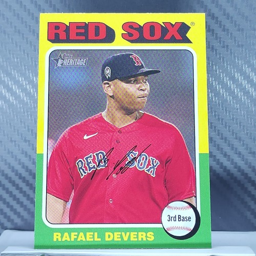 Rafael Devers 2024 Topps Heritage #239 - Red Sox | eBay