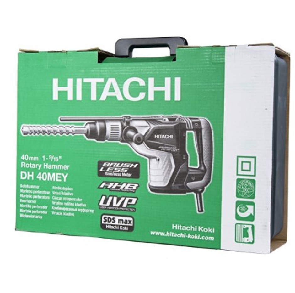 HITACHI DH40MEY 1-9/16-Inch SDS Max Brushless Rotary Hammer Drill, NIB ...