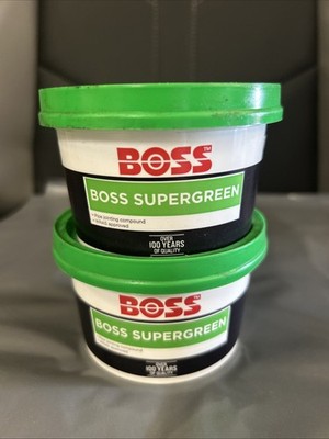 800g BOSS SuperGreen Pipe Jointing Compound / Paste 400g Tub (2 TUBS ...