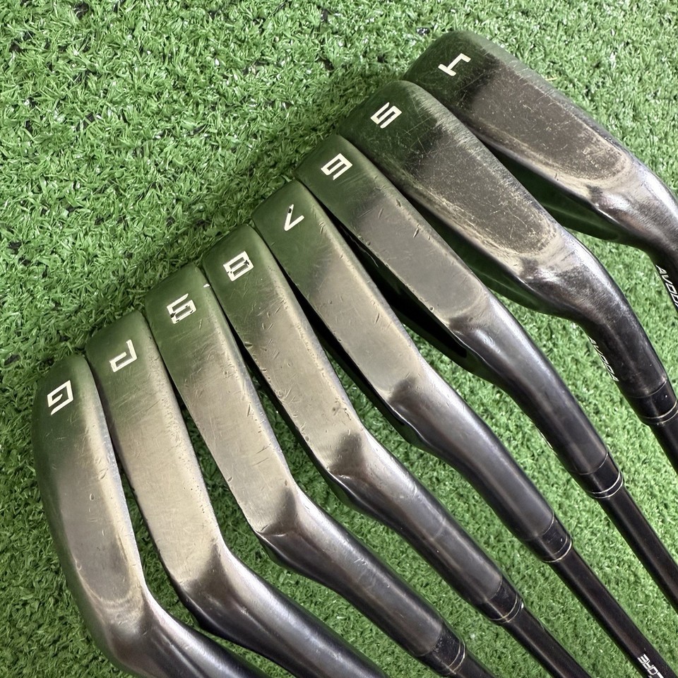 Avoda Origin Same Length Iron Set DLC Black 4-GW Fujikura Axiom ...