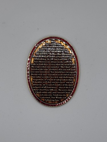 Amazing US Navy Retired Tradition Goat MCPO Challenge Coin | eBay