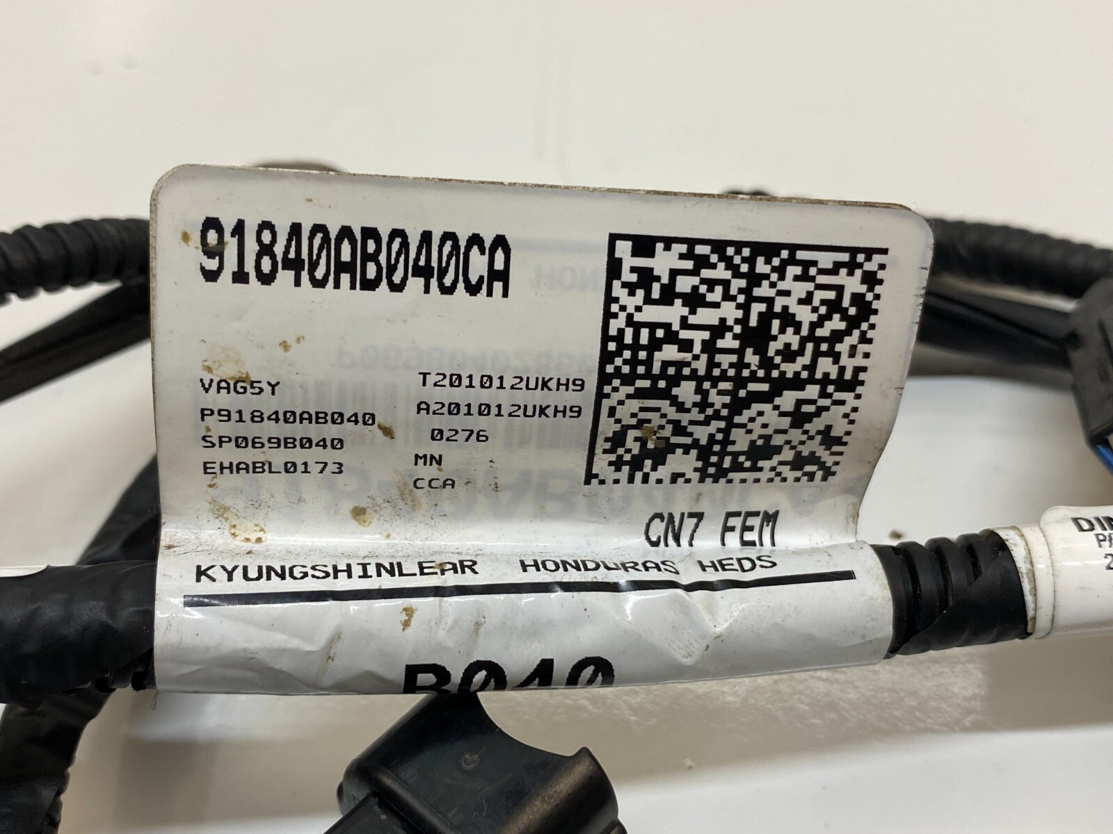 2021 - 2023 HYUNDAI ELANTRA FRONT BUMPER WIRE WIRING HARNESS 91840 ...