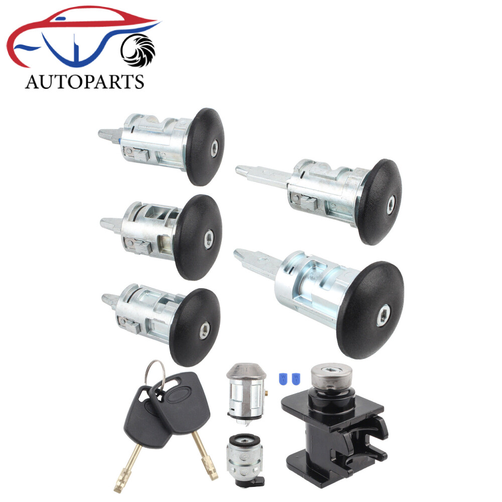 2 Keys Complete Lock Full Set For Ford Transit Connect Bonnet Fuel Door ...