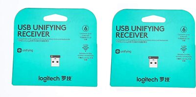 Logitech USB Unifying Receiver Dongle 910-005235 for Mouse & Keyboard ...