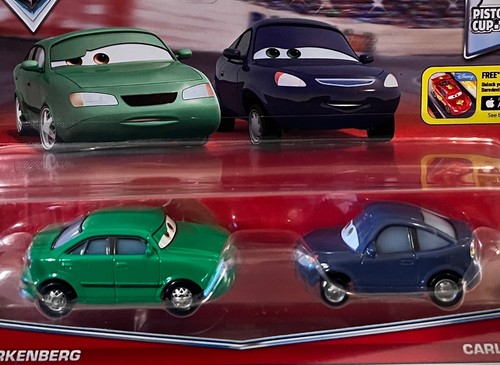 DISNEY PIXAR CARS "2-PACK DAN SCLARKENBERG & KIM CARLLINS", NEW IN ...