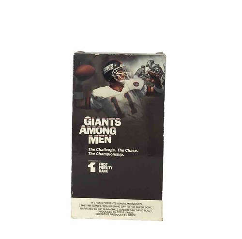 Giants Among Men VHS 1986 New York Giants NFL Films Video Super Bowl ...