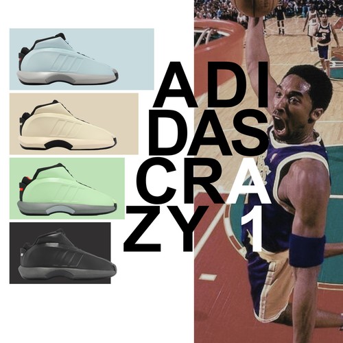 adidas Crazy 1 Kobe Bryant Men NBA Basketball Shoes Sneakers Pick 1 ...