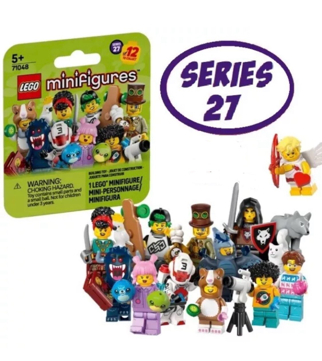 LEGO 71048 Series 27 Collectible Minifigures - Crazy Cat Lover In Hand ...