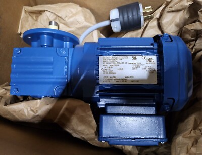 WF20DRS71S4 Sew-Eurodrive 1700/62 RPM 230/460V Spiroplan Gear Motor 2 ...