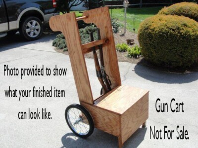 Take Apart Gun Cart Plans for Cowboy Action Shooting Matches, etc. | eBay