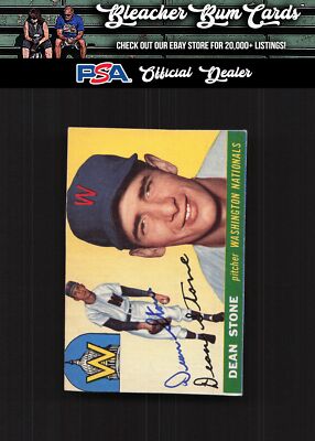 1955 Topps 60 Dean Stone Auto Trimmed | eBay