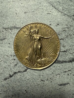Vintage Novelty Saint-Gaudens Double Eagle $20 Coaster Large 3 Inch ...