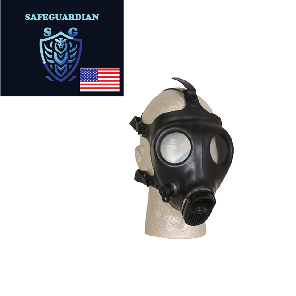 SafeGuardian 4 GAS MASK Israeli with 4 Premium 40mm FILTER Face ...