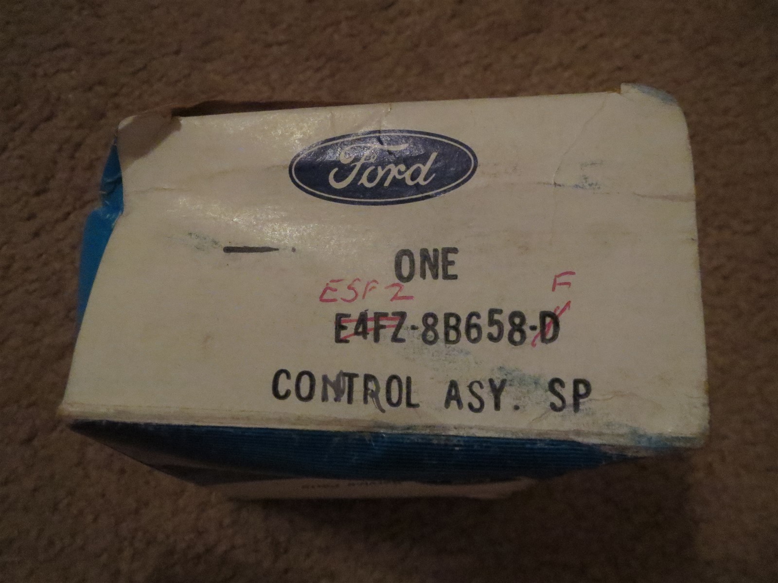 NOS 1984 - 1987 FORD ESCORT COOLING FAN MOTOR RELAY E4FZ-8B658-D E5FZ ...