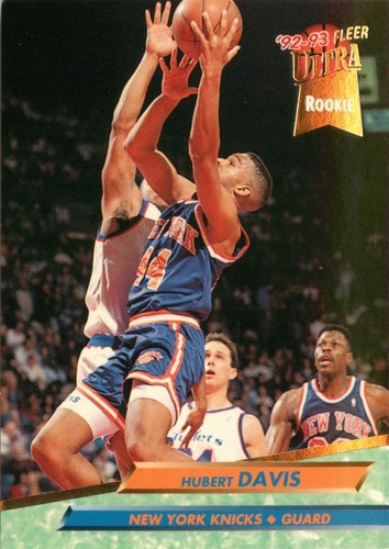 Hubert Davis RC 1992-93 Fleer Ultra Basketball Rookie Card #321 New ...