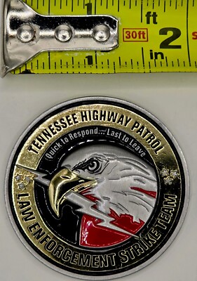 Tennessee Highway Patrol Strike Team Challenge Coin - Cookeville ...