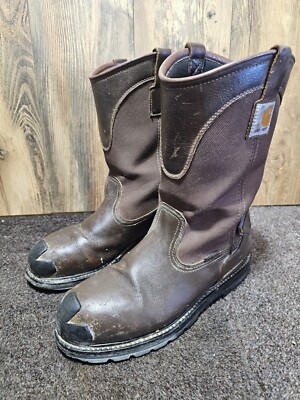 Carhartt Boots Men's Steel Toe CMP1270 Waterproof EH Wellington Boots ...