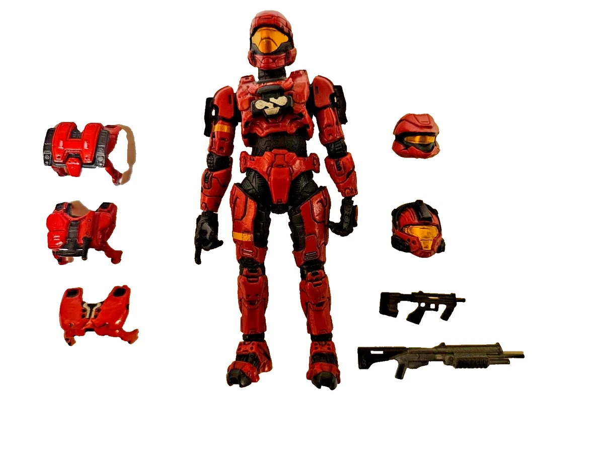 Halo Red Spartan Action Figure