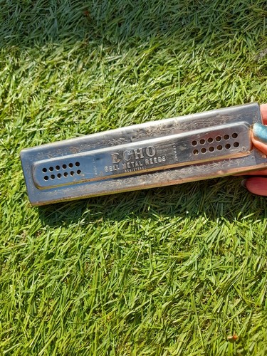 ECHO BELL METAL REEDS HARMONICA | eBay